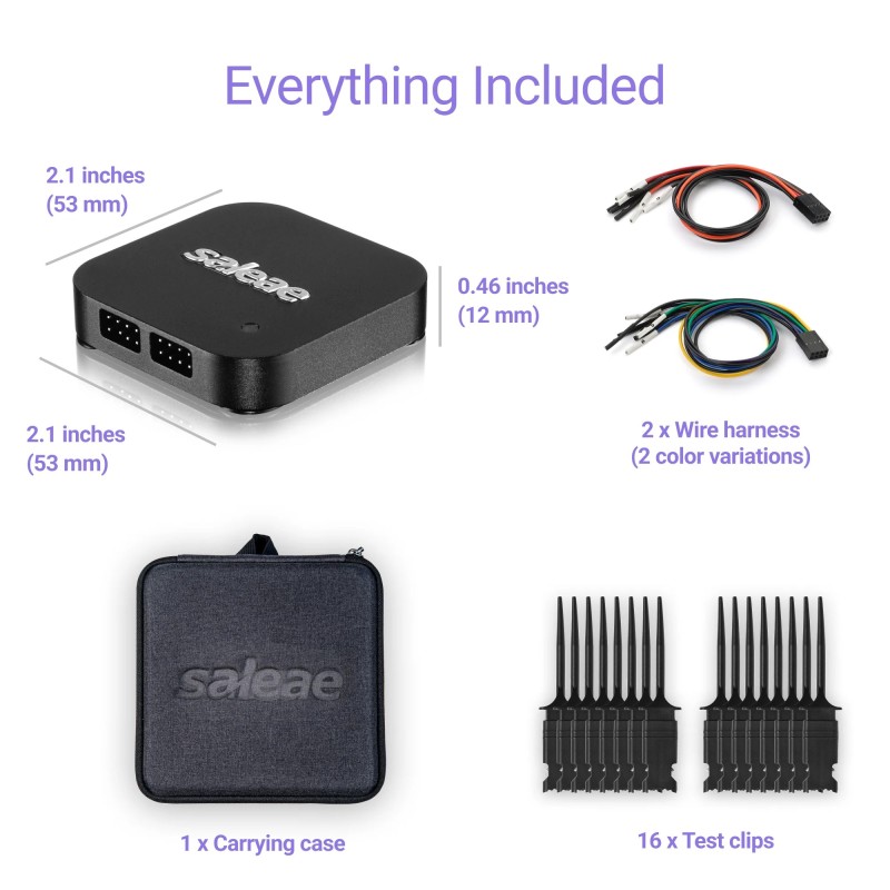 Saleae Logic 8 BLACK - analizator logiczny USB - sklep Kamami