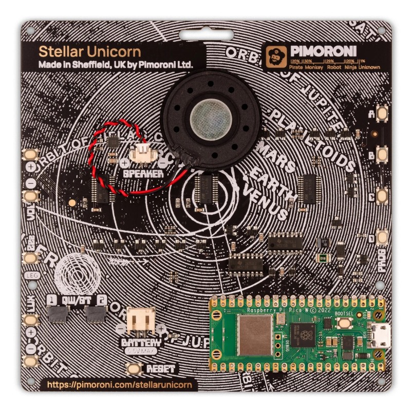 Stellar Unicorn - wyświetlacz matrycowy LED RGB 16x16 z Raspberry Pi Pico W - sklep Kamami