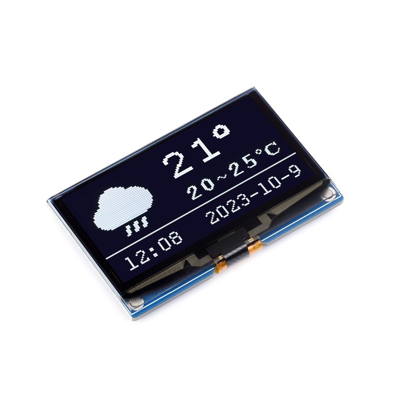 2.42inch OLED Module - module with 2.42" OLED display 128x64 (white ...