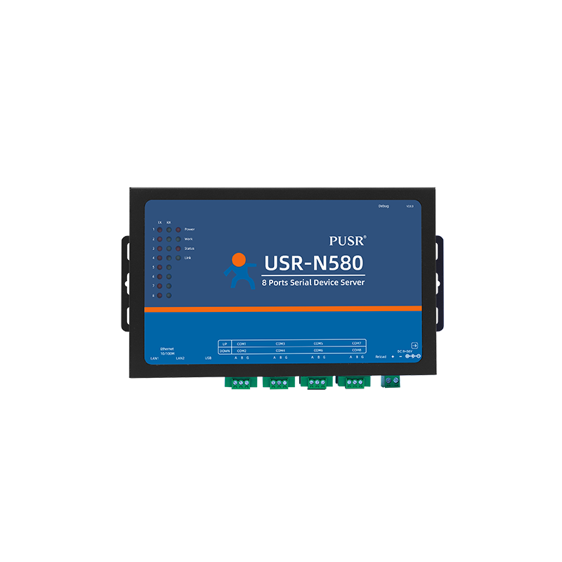 USR-N580 - 8-port RS485 - Ethernet converter - Kamami on-line store