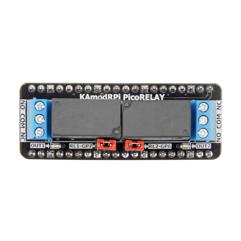KAmodRPI Pico Relay - Moduł 2 przekaźników do Raspberry Pi Pico - sklep Kamami