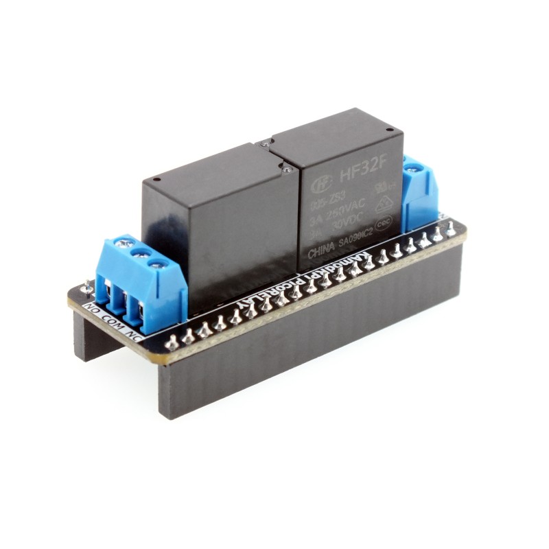 KAmodRPI Pico Relay - Module of 2 relays for Raspberry Pi Pico - Kamami ...