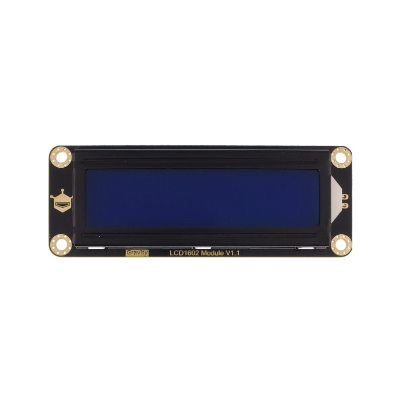 Gravity: I2C LCD1602 Arduino LCD Display Module - moduł z wyświetlaczem LCD 16x2 (niebieski ...
