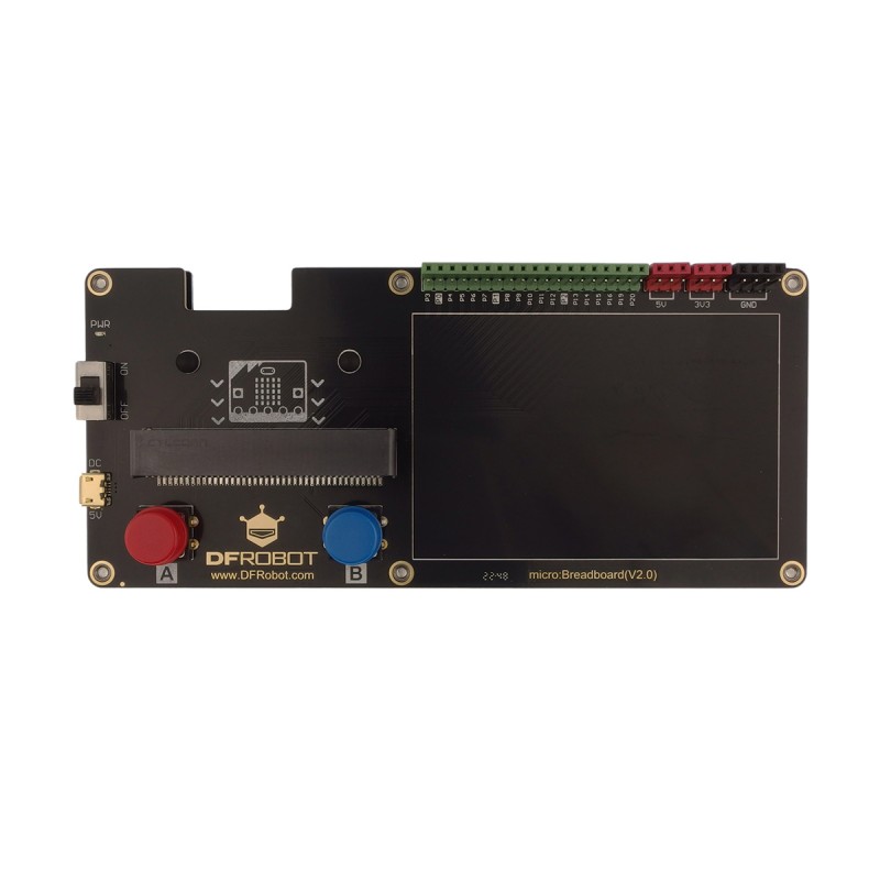 micro:bit Breadboard - expansion module with a breadboard for micro:bit ...
