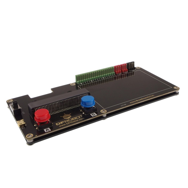 micro:bit Breadboard - expansion module with a breadboard for micro:bit ...