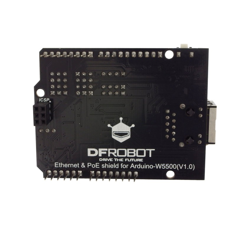 Ethernet and PoE Shield - moduł Ethernet z układem W5500 dla Arduino ...
