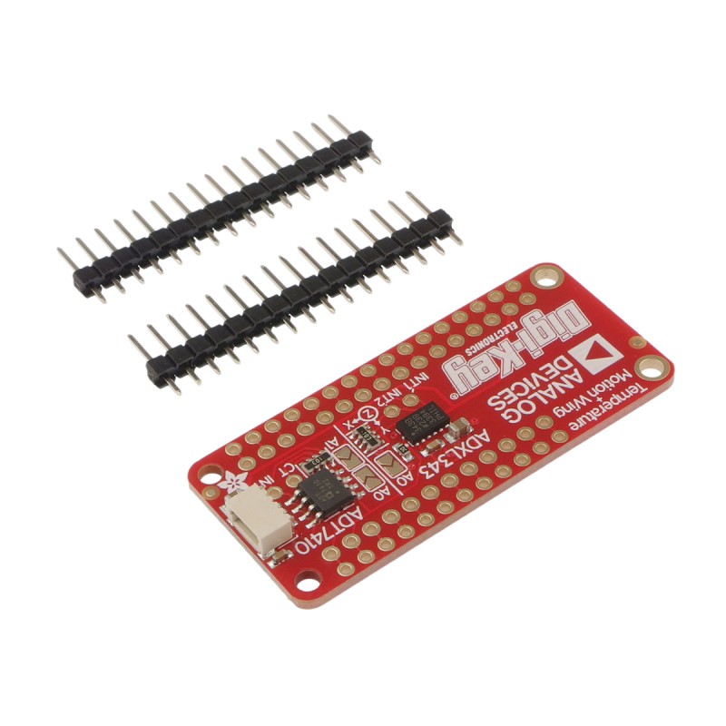 ADXL343 + ADT7410 Sensor FeatherWing - module with 3-axis accelerometer ...