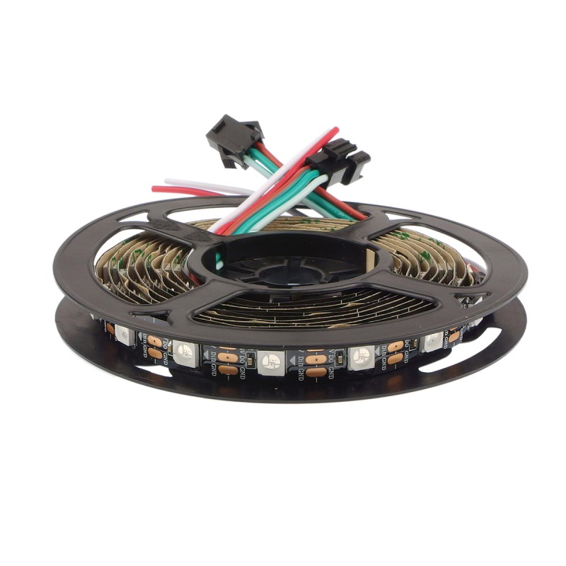 DFRobot LED strip RGB 1(20 diodes WS2812), black - Kamami on-line store
