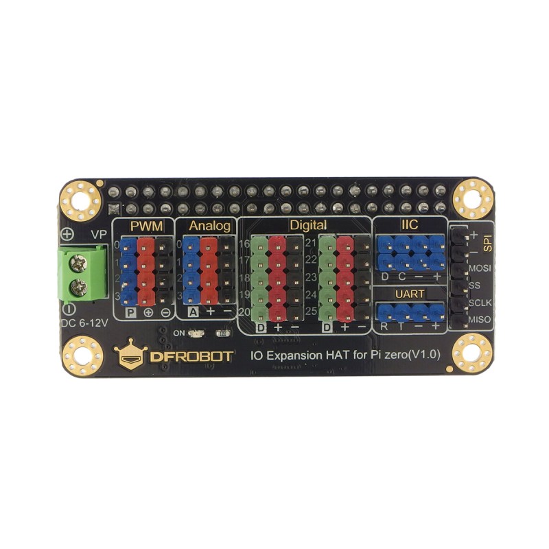 IO Expansion HAT - moduł rozszerzeń dla Raspberry Pi Zero / Zero W - sklep Kamami