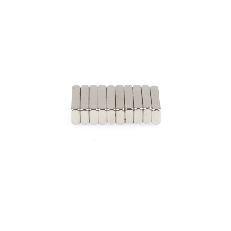 Rectangular neodymium magnet 15x6x3mm - 10 pcs. - Kamami on-line store