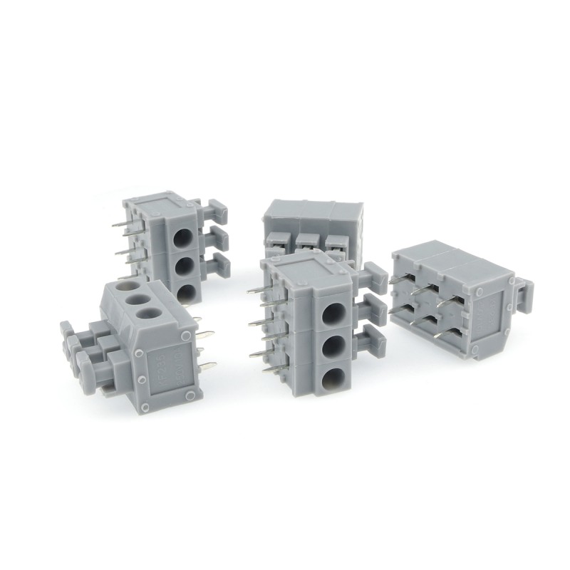 235-5.0-03P-11-00A(H) - spring terminal connector 3pin 5.00mm - 5 pcs ...