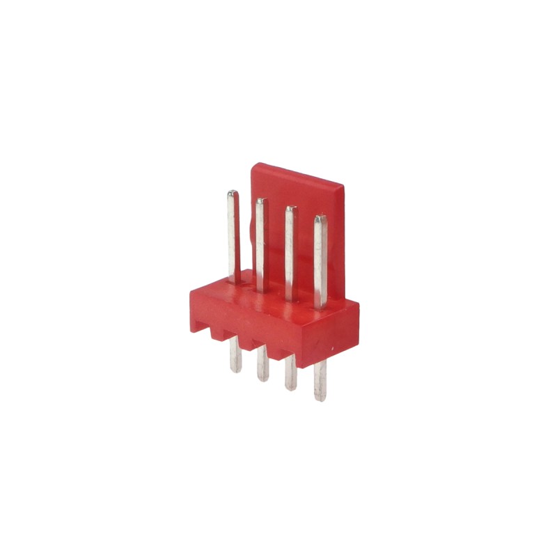 WF04S-RED-4-pin male straight plug - 10 pcs. - Kamami on-line store