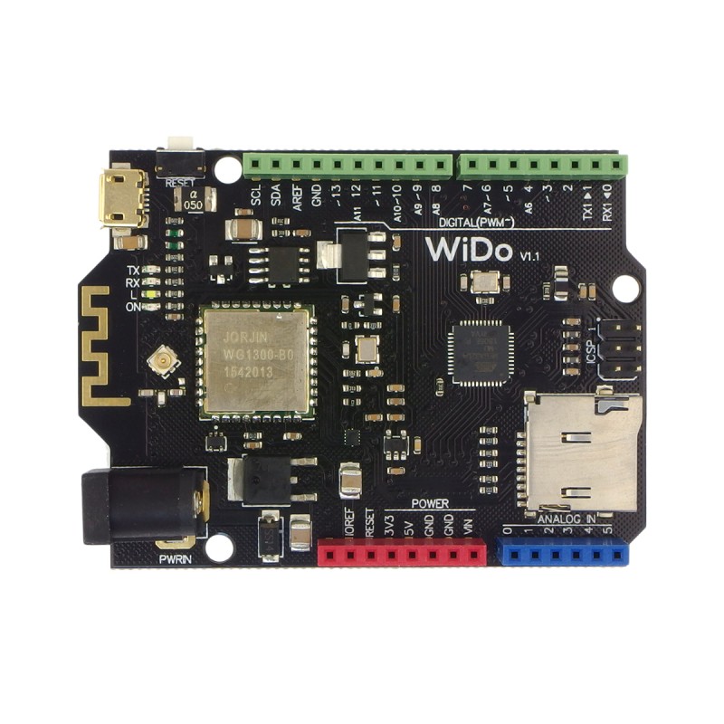 WiDo - board with ATmega32U4 and WG13000 WiFi module - Kamami on-line store