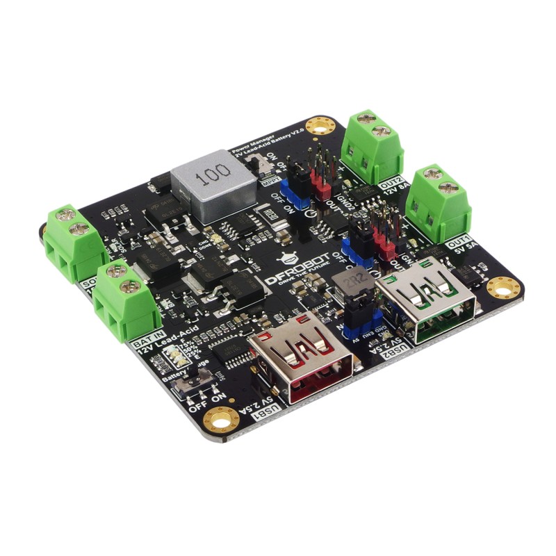 Solar Power Manager - Solar energy management system for 12V lead-acid ...