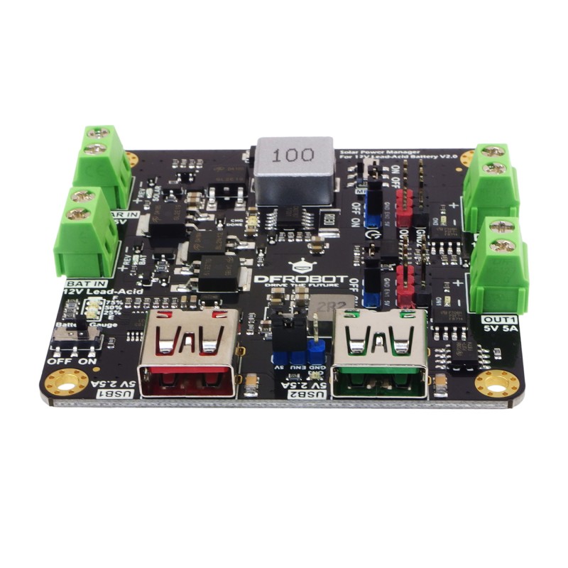 Solar Power Manager - Solar energy management system for 12V lead-acid ...