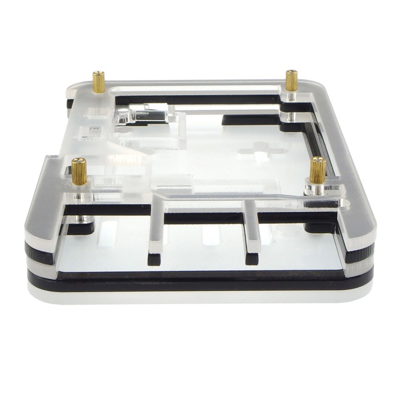 Acrylic case for Raspberry Pi 5 (black) - Kamami on-line store