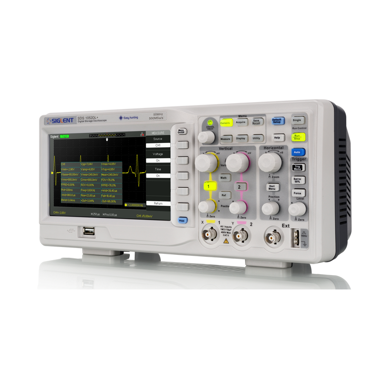 Siglent SDS1052DL+ - 2-channel 50MHz oscilloscope - Kamami on-line store