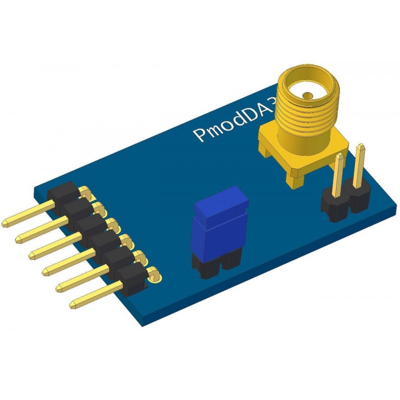 PmodDA3 (410-241) - moduł 16-bitowego konwertera DAC - sklep Kamami
