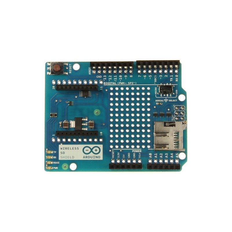 Arduino Wireless Shield SD - nakładka z gniazdem Xbee - sklep Kamami